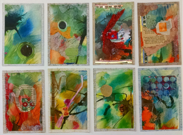 A Common Thread, Collages, Numbers 1-8 – Life Needs Art
